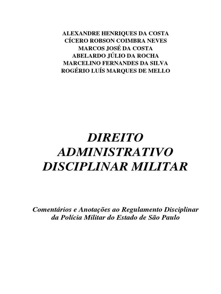RDPM - Comentado PDF | PDF | Lei Estatutária | Lei Administrativa