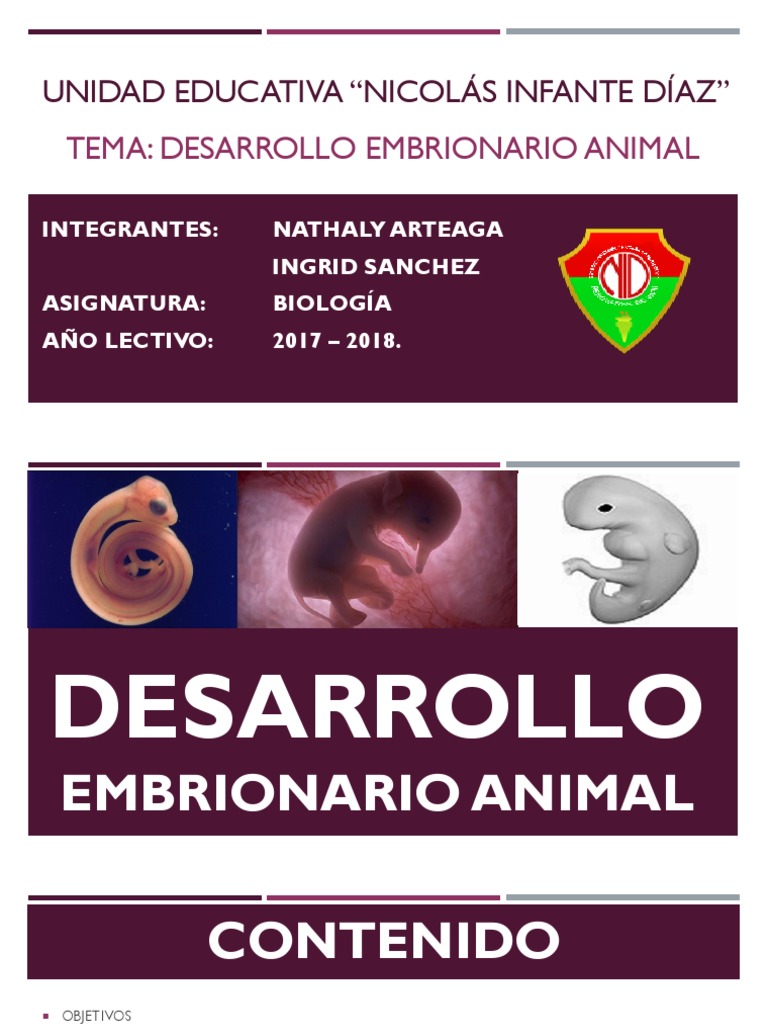 Desarrollo embrionario en animales | Reproducción | Organismos