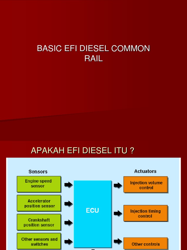 Basic Efi Diesel Common Rail | PDF