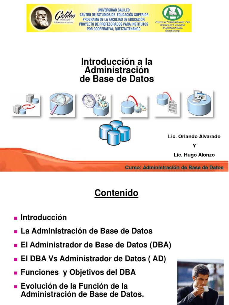 Introduccion A La Administracion Base de Datos | PDF | Bases de datos ...