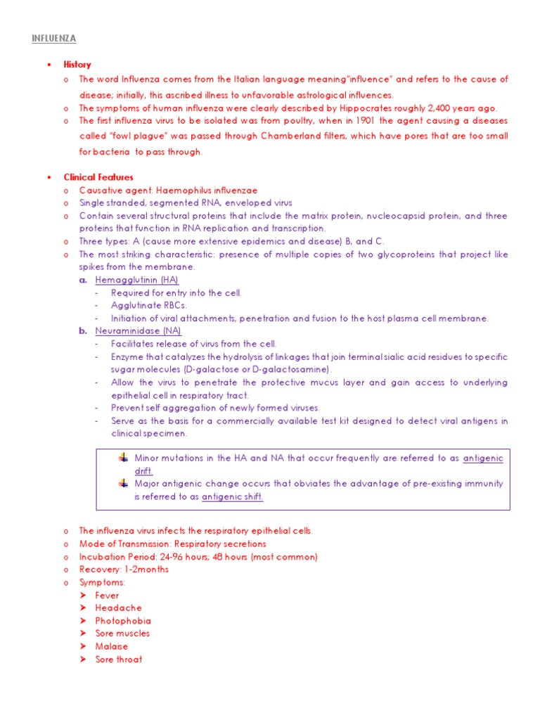 Group 5 Outline | PDF | Influenza | Virus