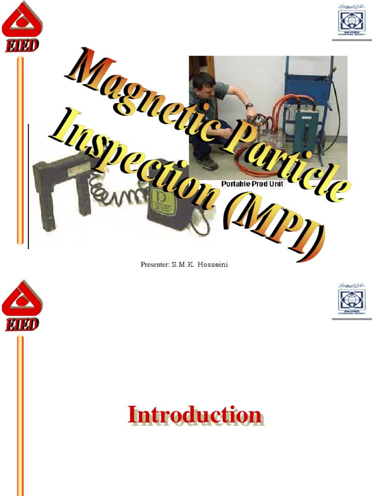 MPI Introduction to Magnetic Particle Inspection | PDF | Ferromagnetism ...