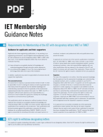 IET Fellowship Application Guide | PDF | Fellow | Engineering