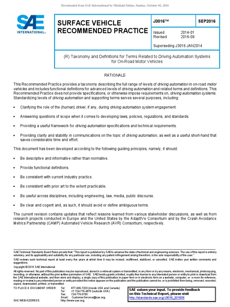 SAE_J3016_Taxonomy and Definitions for Terms Related to Driving Automation Systems | Automation ...