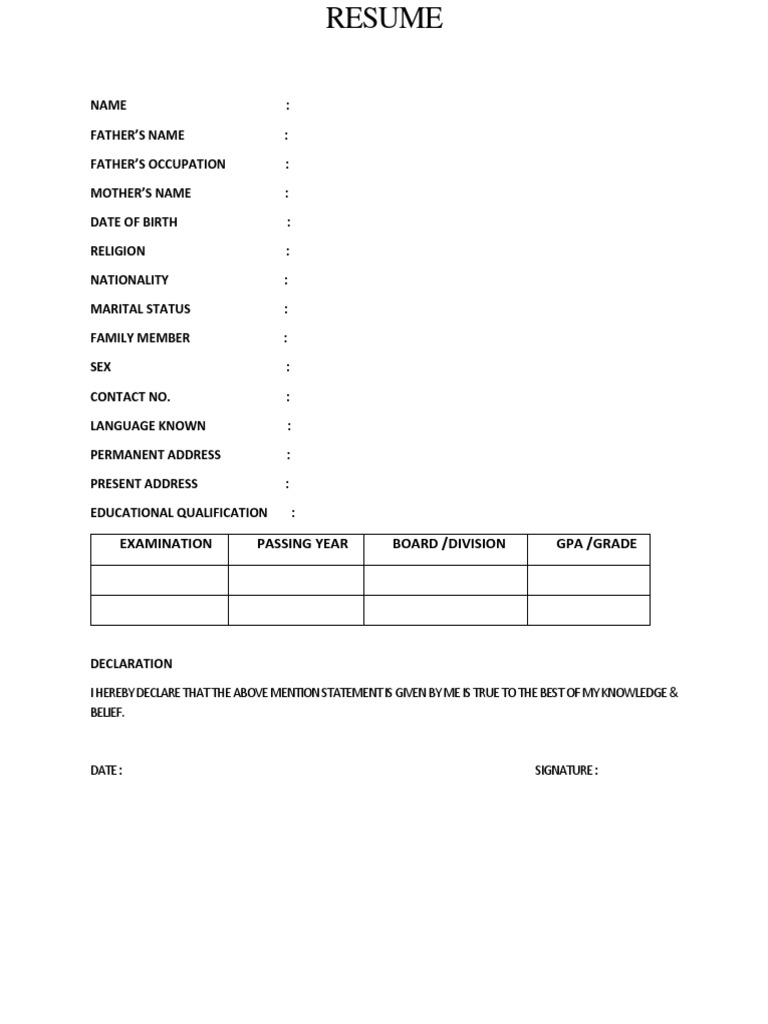 Examination Passing Year Details | PDF