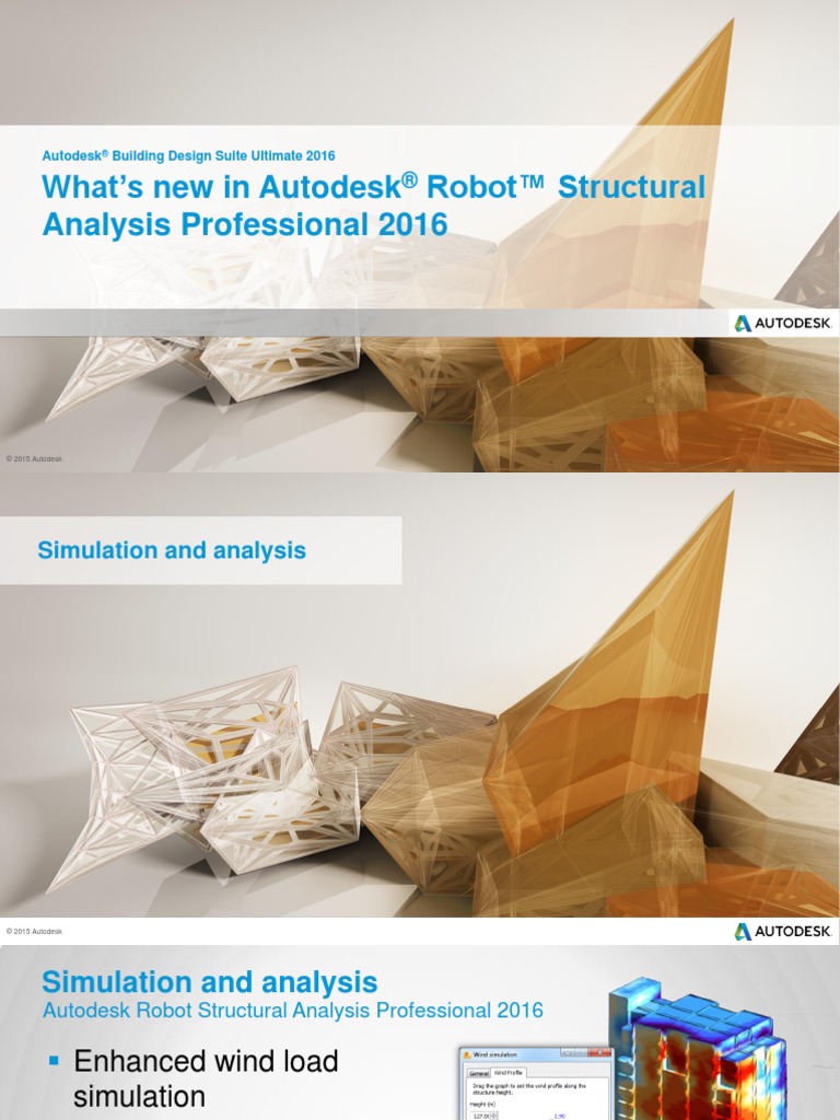 Robot Structural Analysis Professional 2016 Whats New Presentation ...