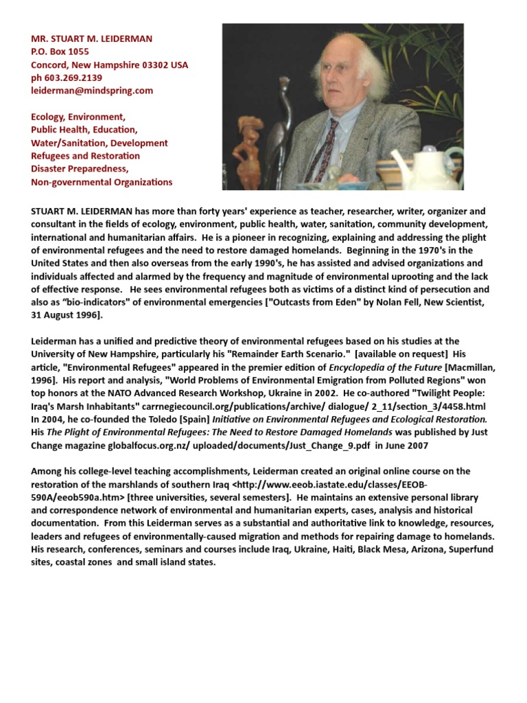 Stuart Leiderman Resume - Aug'17 | PDF | Haiti | The United States