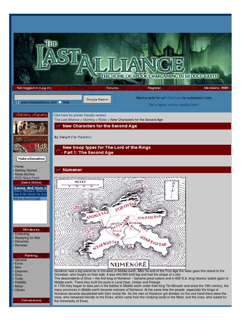 Lotr - Extras - Battle Companies - New Characters For The Second Age ...