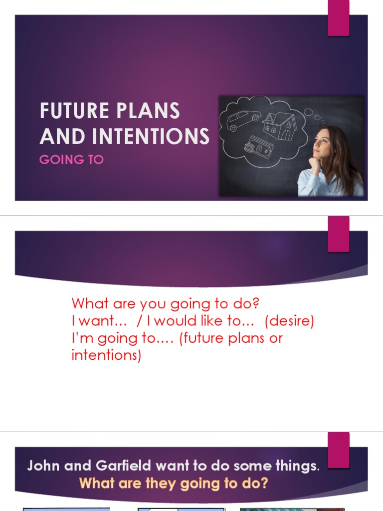 Future Plans and Intentions Explanation | PDF