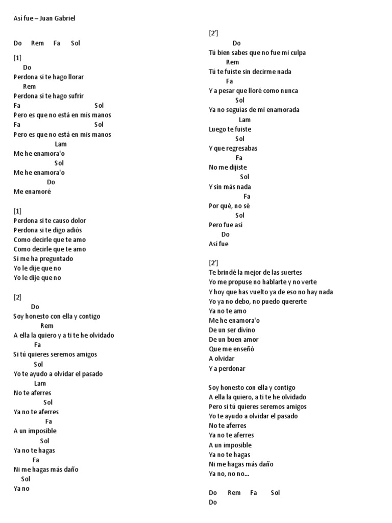 Así Fue - Juan Gabriel | PDF | Ocio