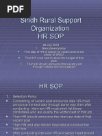 Sample - HR Standard Operating Procedures | PDF | Human Resource ...