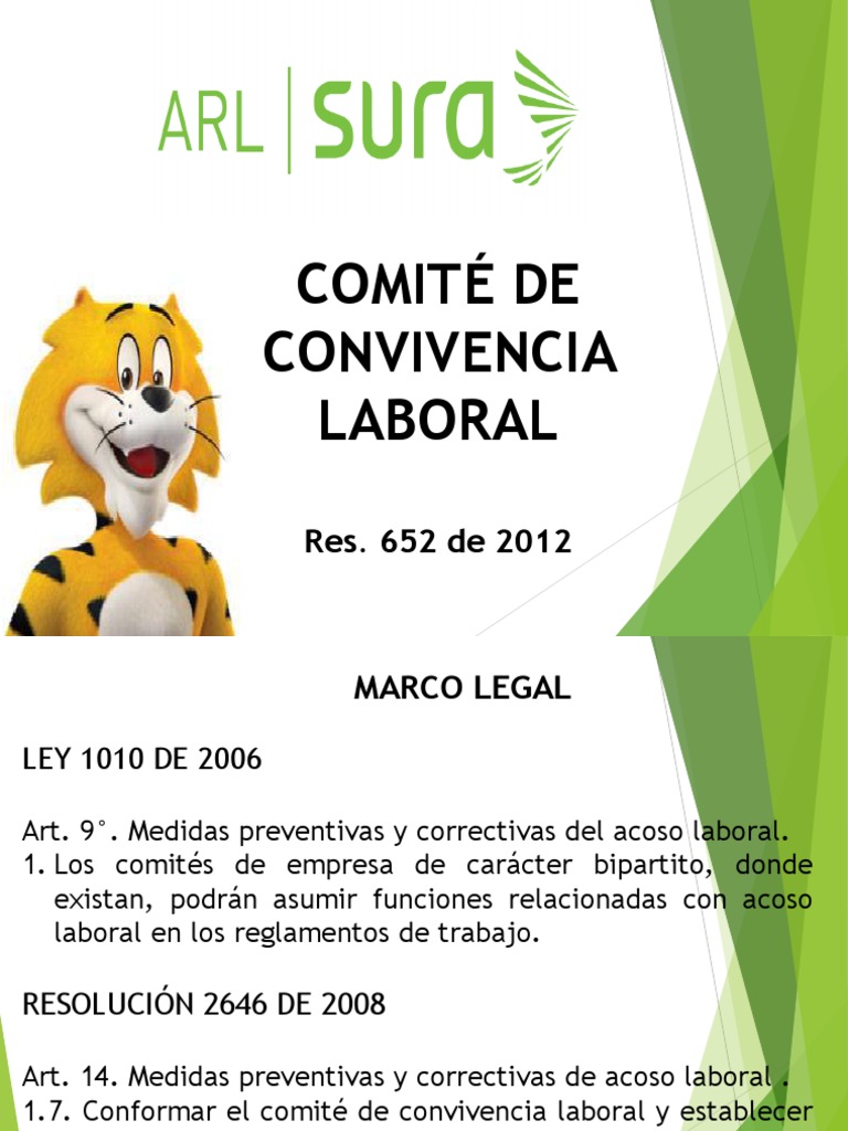 Comite de Convivencia Laboral Sura | PDF | Derecho laboral | Gobierno