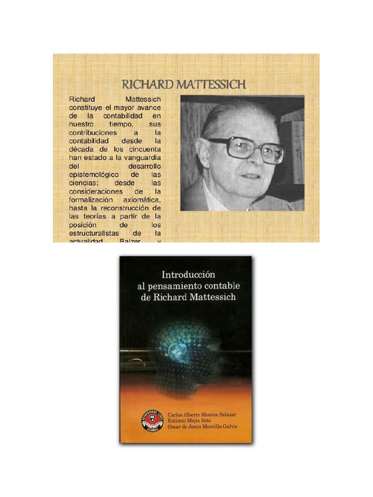 Teoría Contable de Mattessich | PDF | Contabilidad | Teoría