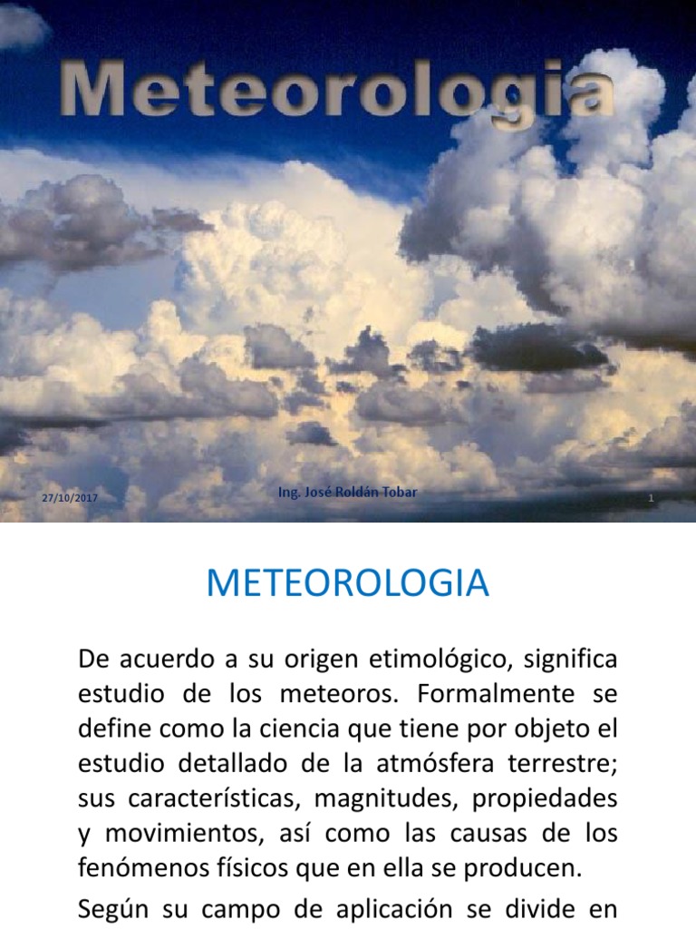 Comprehensive overview of atmospheric sciences and meteorology | PDF ...