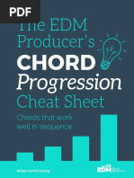 EDM Chord Progressions Cheat Sheet PDF | PDF | Minor Scale | Interval ...