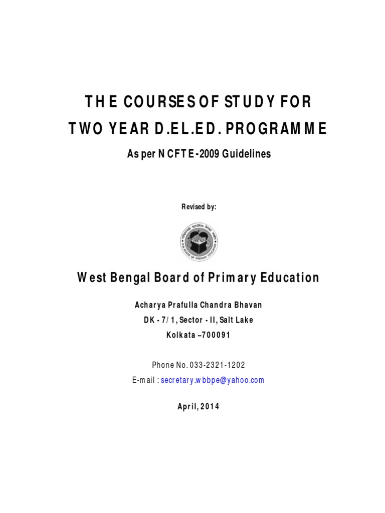 D.el - Ed Syllabus | PDF | Multilingualism | Teachers