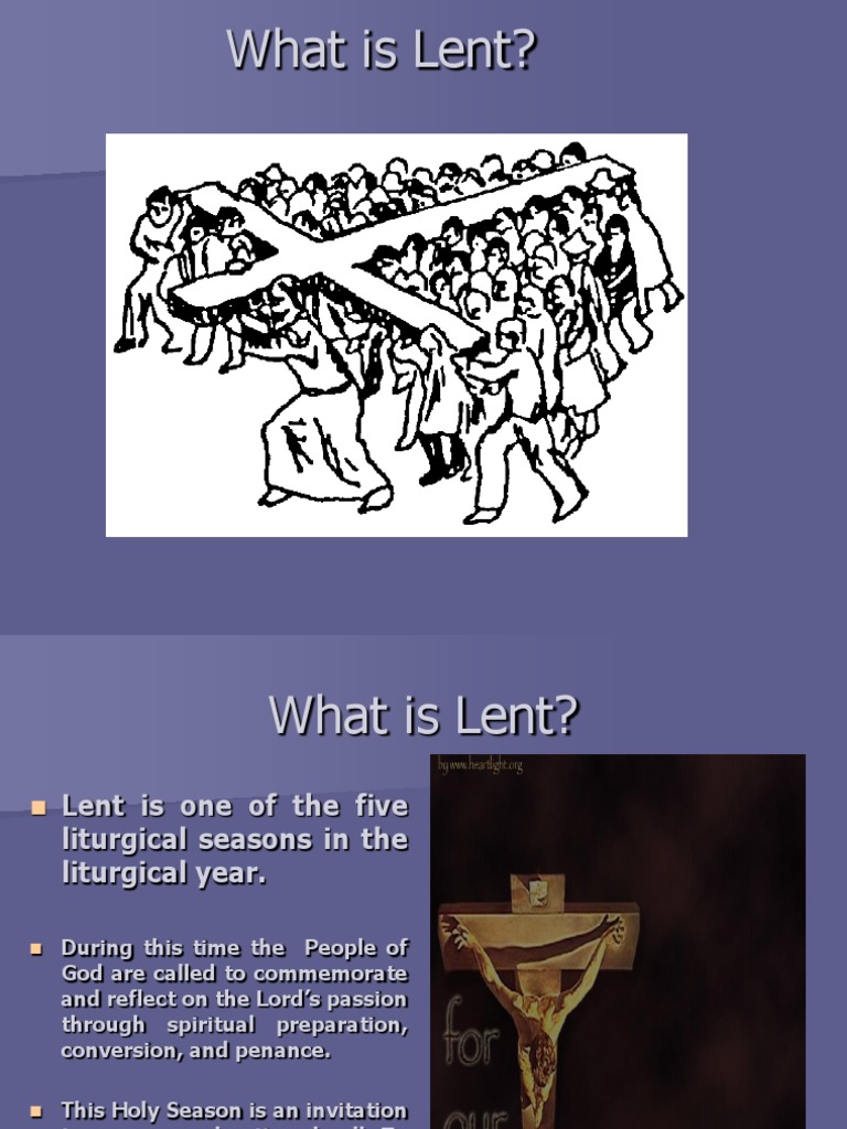 The Season of Lent 1202058528582669 5 | PDF | Lent | Fasting