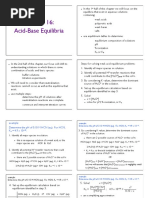 Ionic Equilibria Class 12th Chemistry Notes | PDF | Acid | Dissociation ...