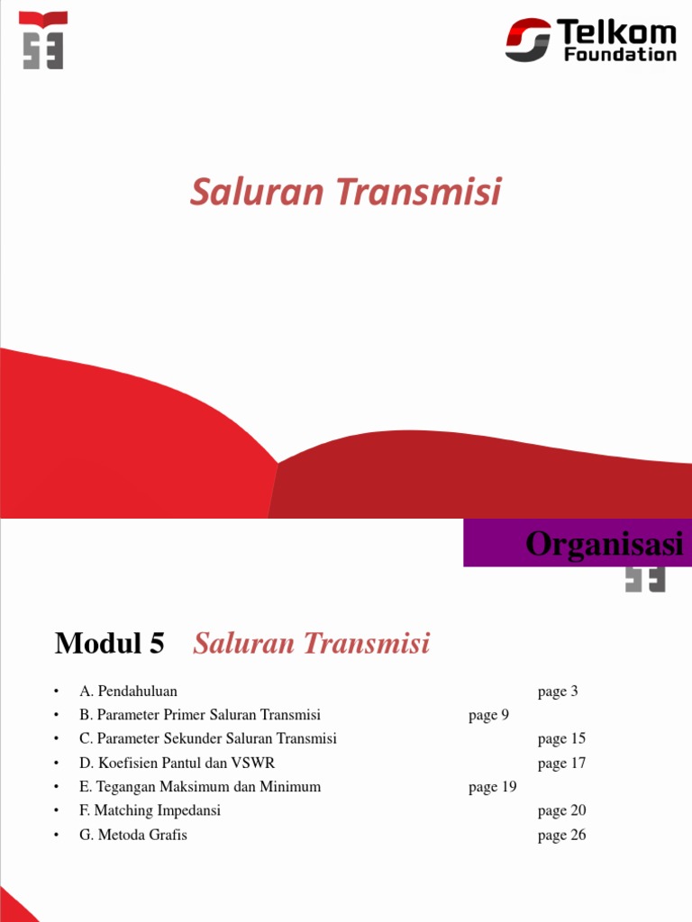 Saluran Transmisi A PDF | PDF