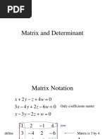 Matrices and Determinants Module | PDF | Matrix (Mathematics) | Determinant