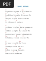 Chord Kunyanyi Haleluya | PDF