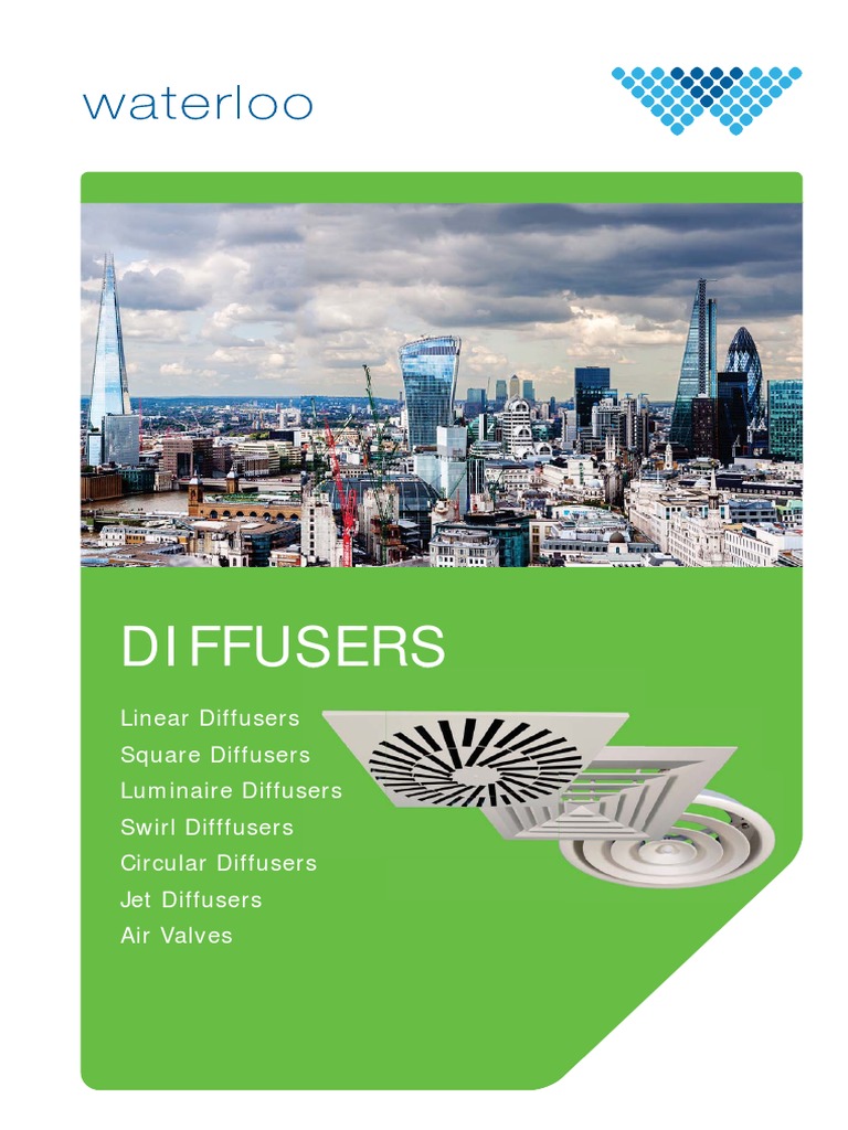 Types of Air Diffusers Explained | PDF | Diffusion | Duct (Flow)