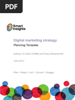 v1.1 Digital Marketing Plan Template | PDF | Digital Marketing | Social ...