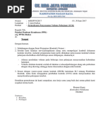 Surat - Permohonan Pergantian Personil | PDF | Bisnis