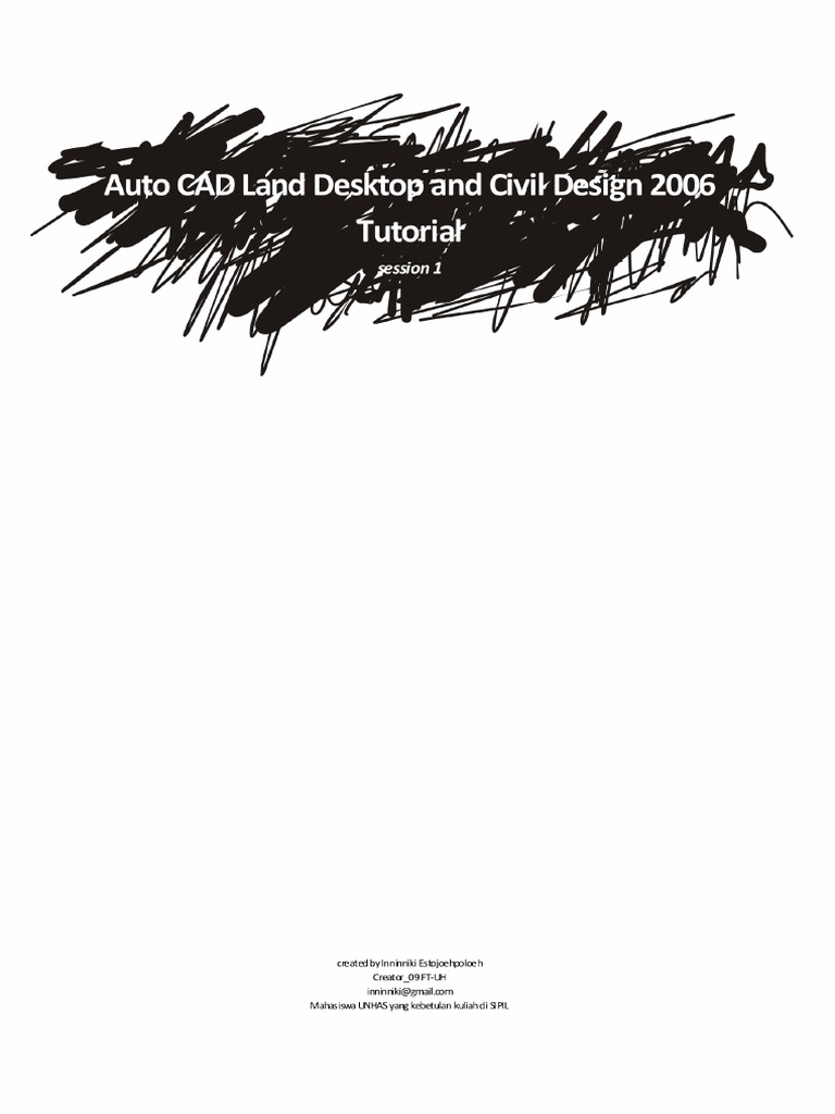 AutoCAD Land Desktop 2006 Tutorial PDF | PDF