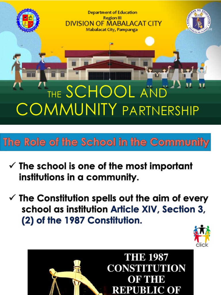School-Community Partnership in Mabalacat | PDF | Parenting | Relationships