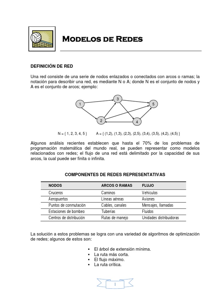 Modelos de Redes | PDF | Algoritmos | Red de computadoras