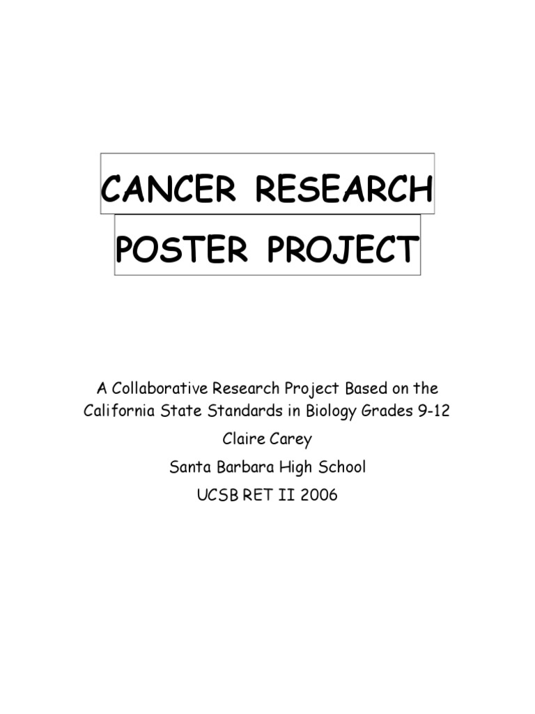 Cancer Research Poster Project | PDF | Tobacco Smoking | Addiction