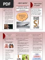Triptico Sobre Tabaco 1 | PDF | Fumar tabaco | Adicción