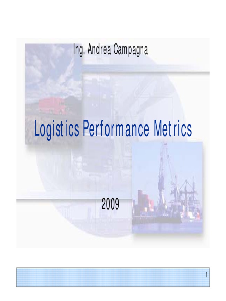 28 - 09 Logistics Performance Metrics PDF | PDF | Inventory | Performance Indicator