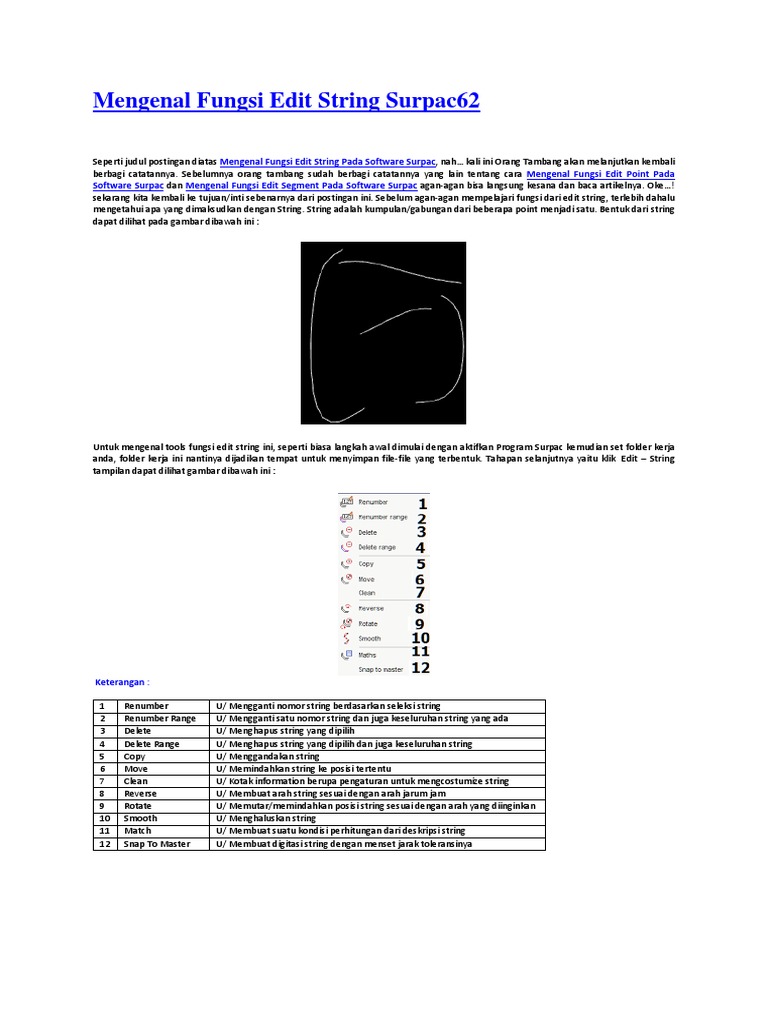 Cara Mengganti Warna DTM Surpac Menggunakan Gambar | PDF