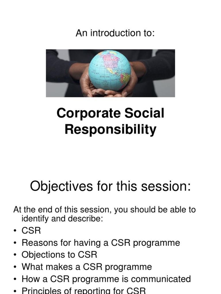 Understanding Corporate Social Responsibility | PDF | Corporate Social ...