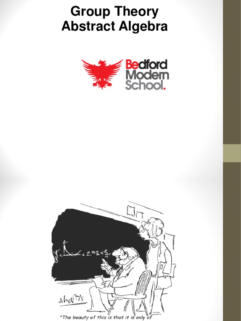 Group Theory Powerpoint | PDF | Group (Mathematics) | Integer