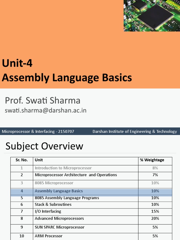 MPI Unit 4 | PDF | Assembly Language | Computer Program