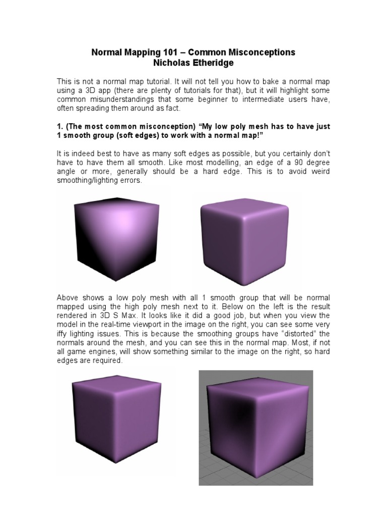 Normal Mapping 101 | PDF | Texture Mapping | Computer Vision