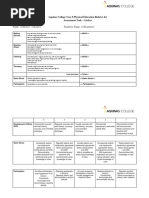 Rubric For Cheer Motion Performance Task | PDF