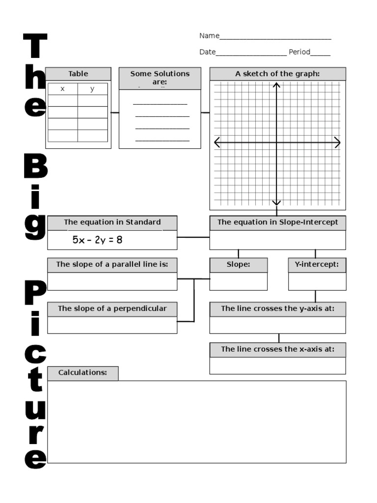 The Big Picture | PDF | Cartesian Coordinate System | René Descartes