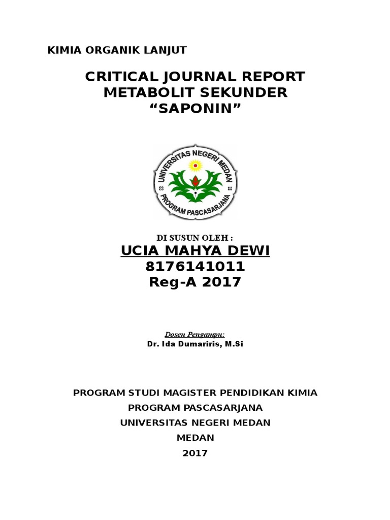 Critical Journal Review Saponin | PDF