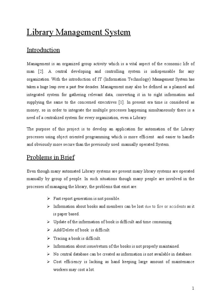 Library Management System | Download Free PDF | Qualitative Research | Databases