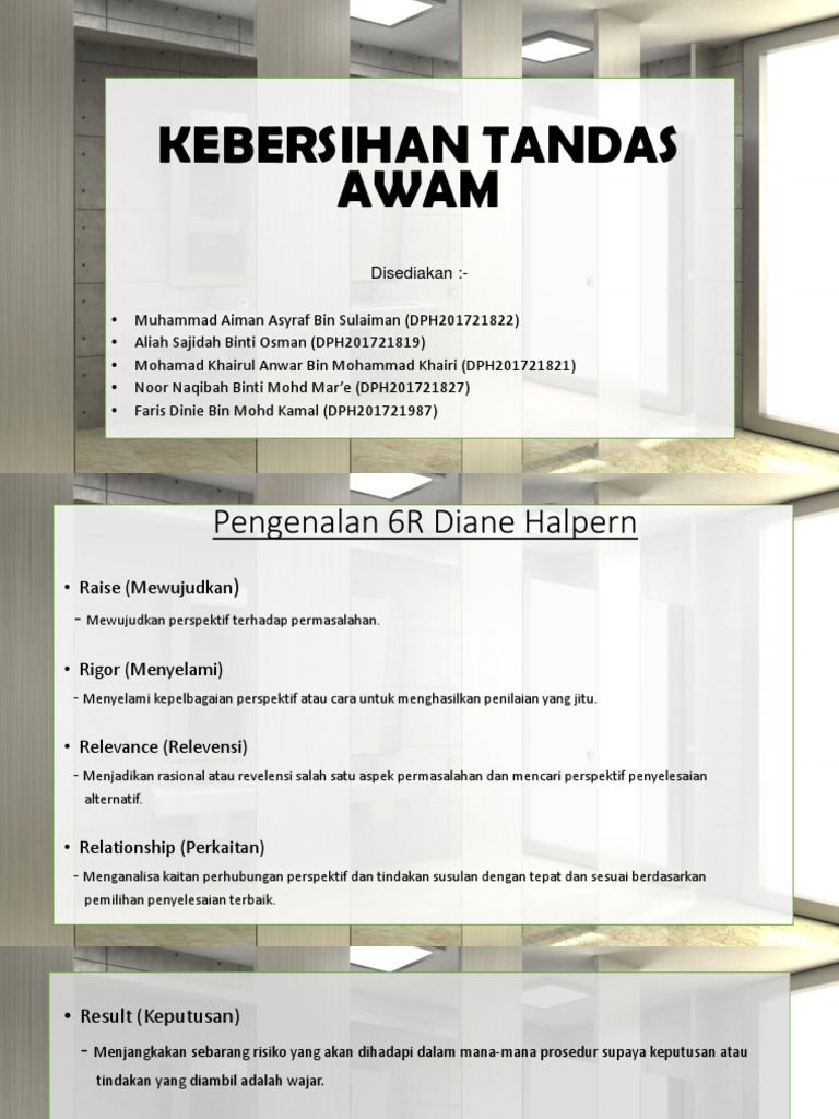 Kebersihan Tandas Awam | PDF