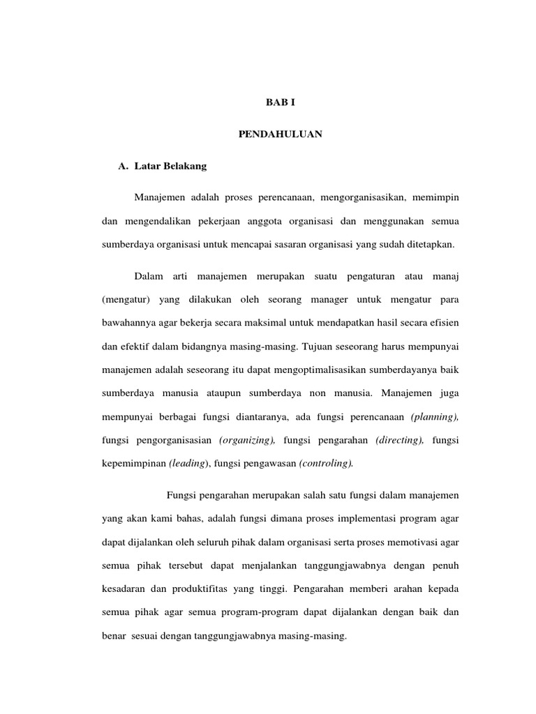 Makalah Asmen - Directing | PDF