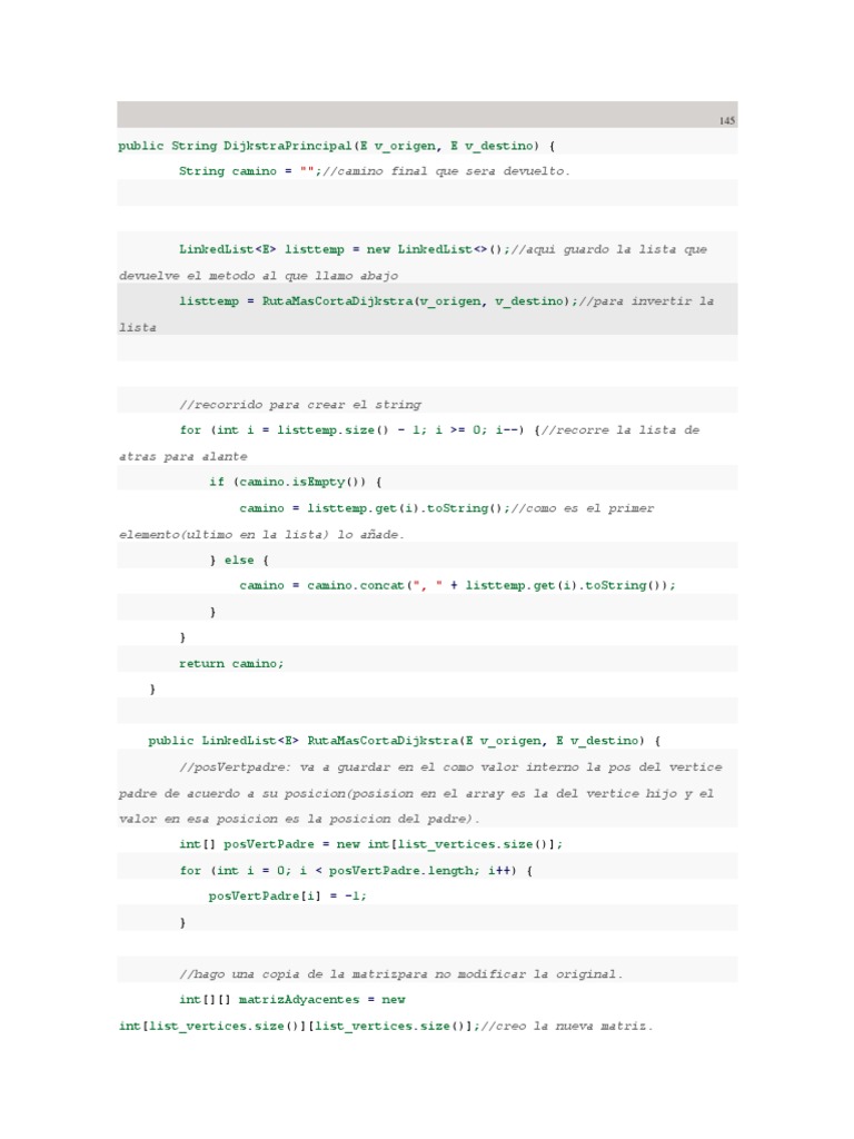 Algoritmo de Dijkstra | PDF | Cola (tipo de datos abstractos ...