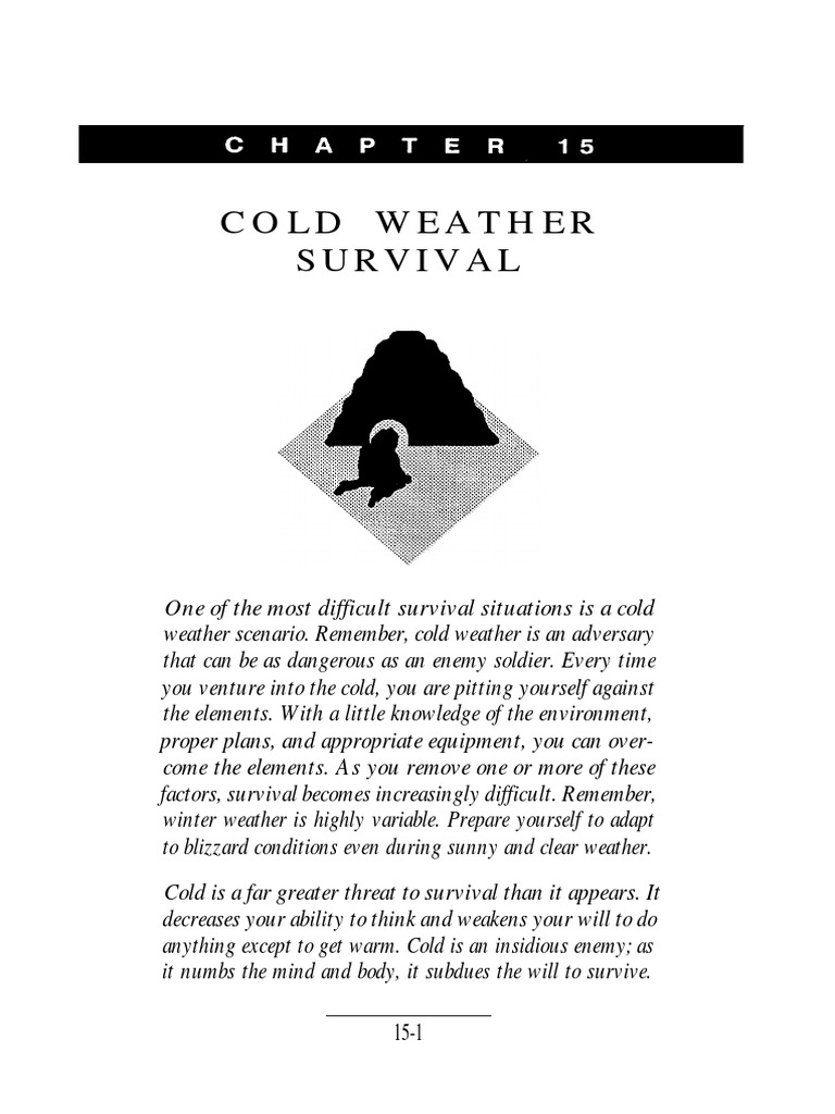 Cold Weather Survival Essentials | PDF | Hypothermia | Snow