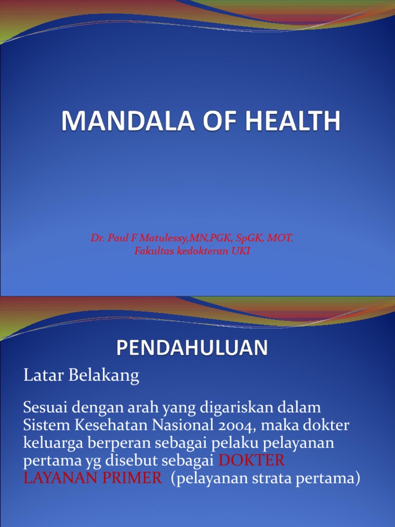 Mandala of Health - Paul FM | PDF