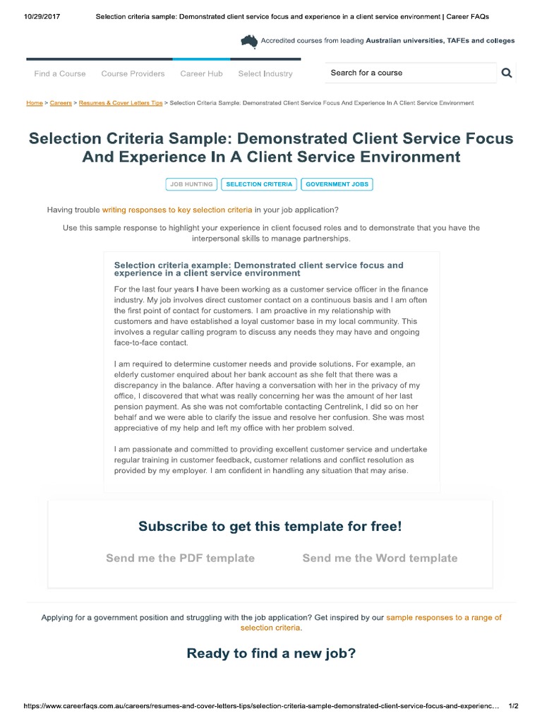 Customer Service | PDF