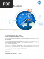 Manual Volkswagen Vocho Sedan 70 80 90 S y 2003 | PDF | Carburador | Transmisión manual